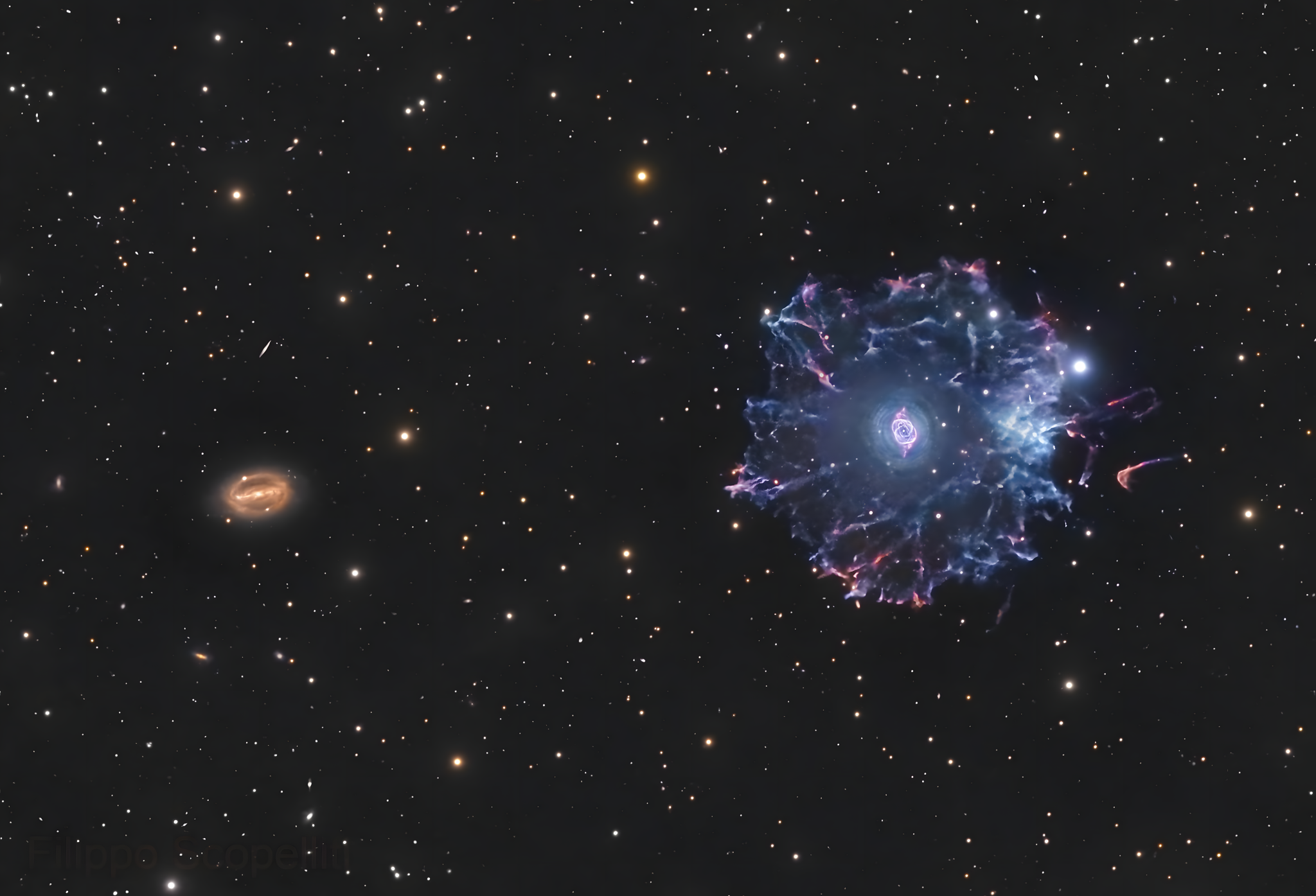 邪魅的猫眼 NGC6543 - 向星